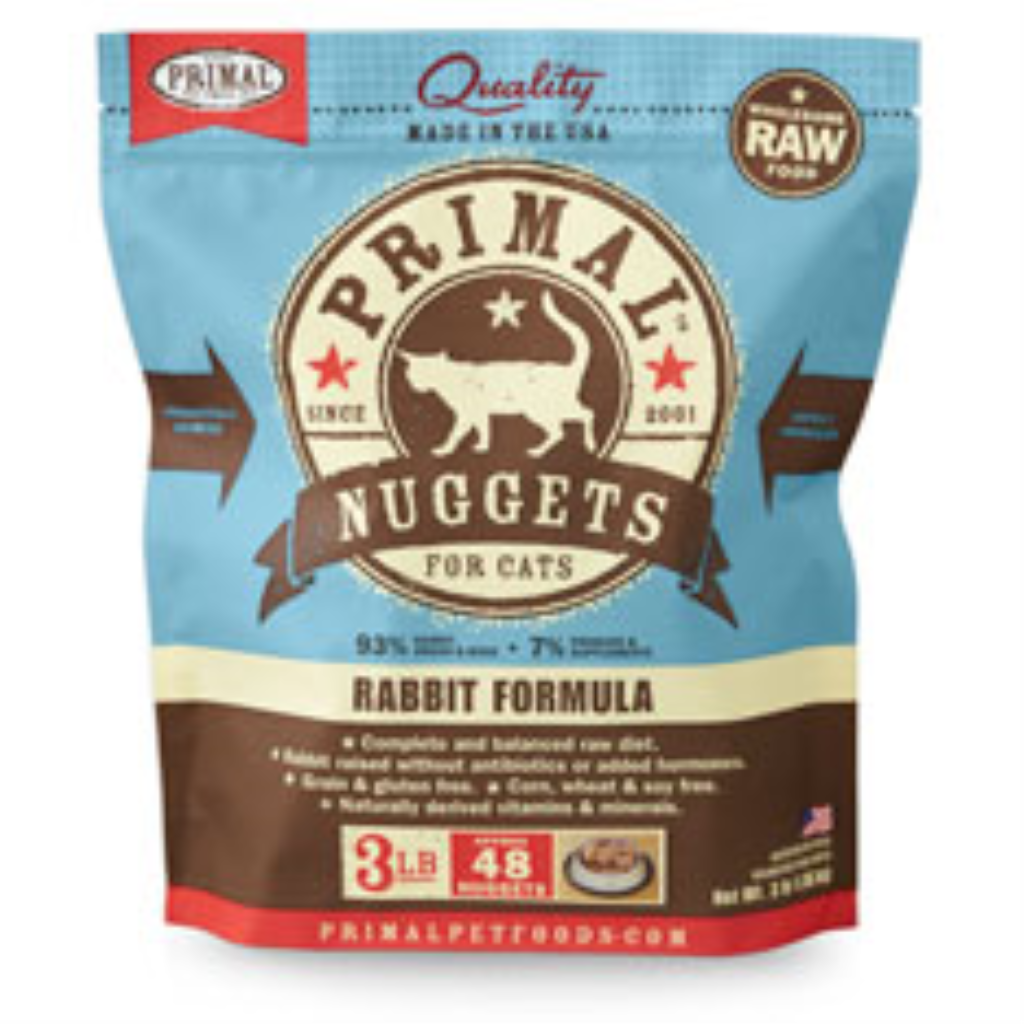 Primal - Cat Rabbit Nuggets – betrbowl, by Pet Planet